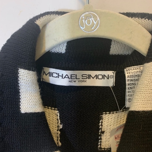Michael Simon | Sweaters | Vintage Michael Simon 995 Beaded Cardigan ...